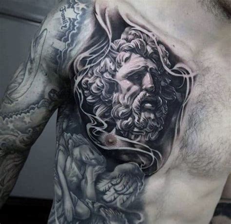 80 Zeus Tattoo Designs For Men A Thunderbolt Of Ideas Tattoos Pictures