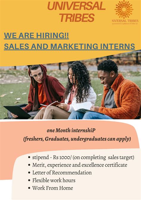 Riya Jain On Linkedin Hiring Sales And Marketing Internship At Universal Tribes Last