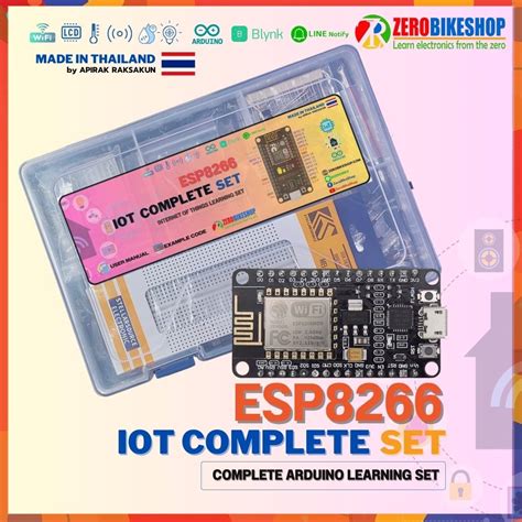 Esp8266 Iot Project Starter Kit ชุดอุปกรณ์เรียนรู้ Nodemcu Esp8266 V2