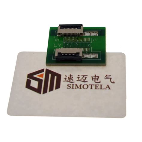 10 Pin 0 5mm FPC FFC PCB Pcb Edge Connector Socket Adapter Board With 10P Flat Cable Extension
