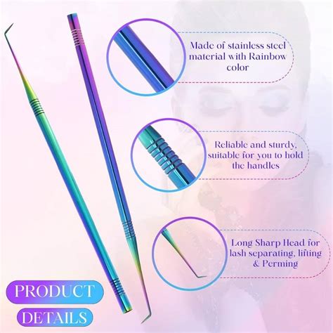 New Rainbow Lash Lift Perm Tool With Separating Comb Cross Edge