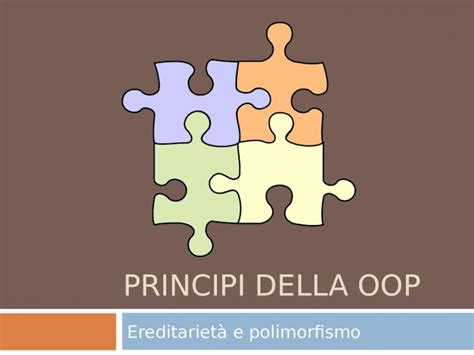 ppt principi della oop ereditarietà e polimorfismo dokumen tips