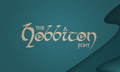 Hobbit Font Set Polar Vectors