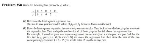 Solved Problem 4 Referring To Problem 3 Above A