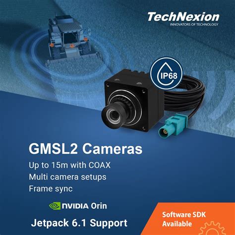 Technexion On Linkedin Nvidia Onsemi Gmsl2 Analogdevices Adi Maxim Jetpack Orin Camera