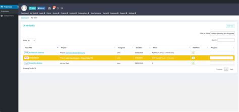 Updating A Task Projectopia
