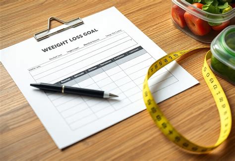 Weight Loss Goal Setting Worksheet Plan Track And Stay Motivated