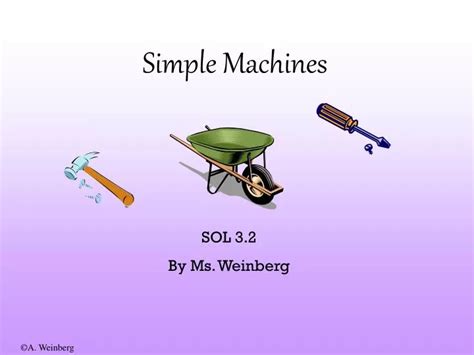 PPT Simple Machines PowerPoint Presentation Free Download ID