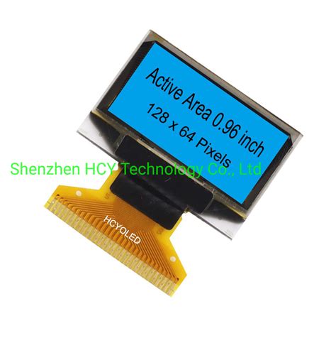 LCD Display Monochrome OLED Module For Handheld And Medical Devices With Screen X