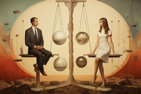 Premium Ai Image Gender Equality Scale