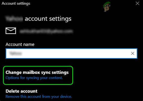 How To Change The Display Name On Mail App In Windows