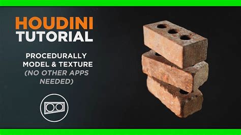 Easy Procedural Modeling And Texturing Bricks In Houdini Youtube
