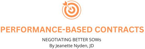 Performance Based Contracts Contract Nerds