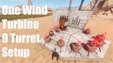 Rust The best way to set up turrets efficient 9 turret setup RUST情報局