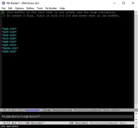 Regular Expressions Regexp Builder No Match With Correct Regexp