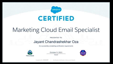 Jayant Oza On Linkedin Salesforcecertified Salesforcemarketingcloud