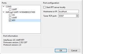 Tuner Communication Setup Modustoolbox™ Documentation