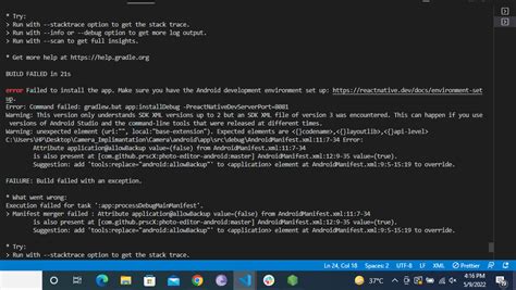 I Am Trying To Use Image Editor Library Of React Native But Whenever I
