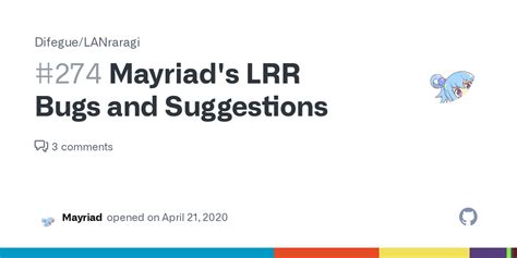 Mayriads Lrr Bugs And Suggestions · Issue 274 · Difegue Lanraragi · Github