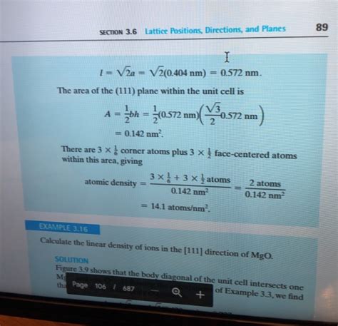 Solved PRACTICE PROBLEM 3 17 Calculate The Planar Density Of Chegg