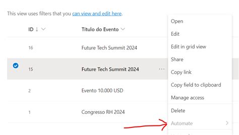 Automate Option Disabled In Sharepoint Microsoft Qanda