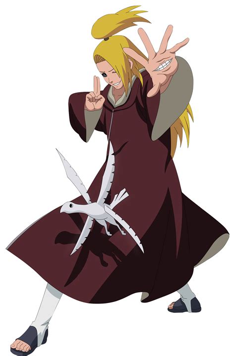 Дейдара в Школе техник Наруто