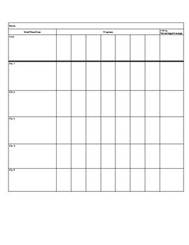 IEP Data Collection Sheet By Mrs SuperTeacher Teachers Pay Teachers