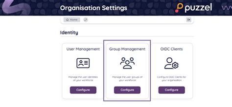 Group Management In Organisation Settings Puzzel Help Centre