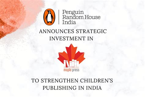 Penguin Random House India Announces Strategic Investment In Maple