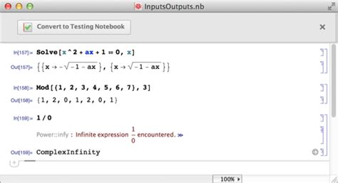 Create Testing Notebooks Automatically New In Mathematica