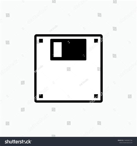 Save Icon Floppy Disk Symbol Vector Stock Vector Royalty Free 1840082734