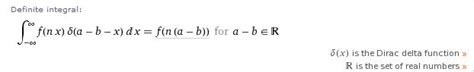 Real Analysis Convolution Of A Function And Dirac Delta Special