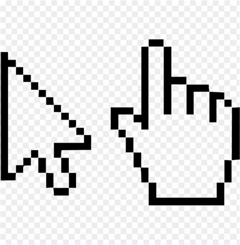 Cursor Hand Design Mouse Web Sticker Transparent Mouse Pointer PNG Transparent With Clear