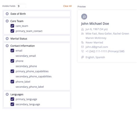 Patient Data View Welkin Health