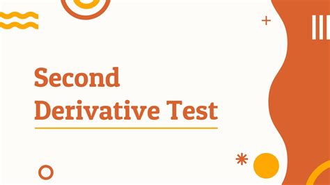 Second Derivative Test Presentation