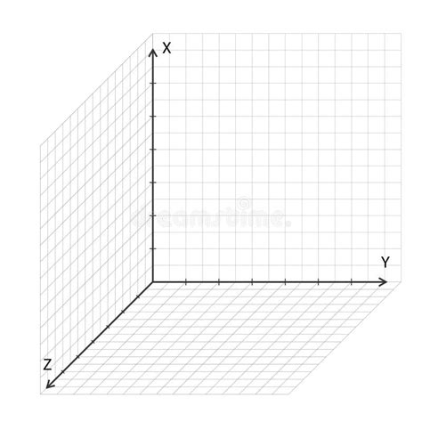 3d Grid With Perspective View Stock Illustration Illustration Of