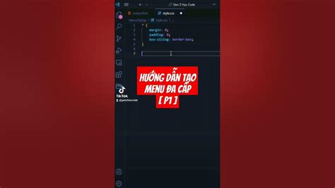 Hướng Dẫn Tạo Menu đa Cấp Bằng Html And Css Genzhoccode Code Css Html