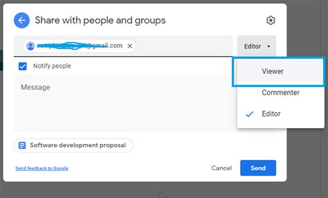 How To Make Google Docs View Only