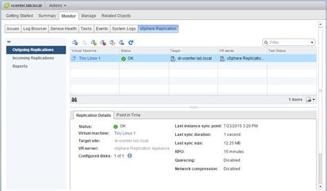 Vsphere 6 0 Replication Vm Replication Tims Tech Thoughts