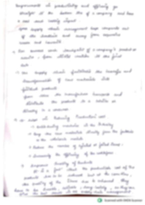 SOLUTION Role Of Scm Studypool