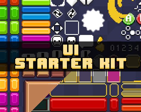Pixel Art RPG UI Starter Kit By Vennril