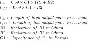 Timer Basics Astable Mode