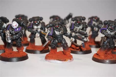 Warhammer 40k Space Marine Raven Guard Primaris Intercessors X 10 £69