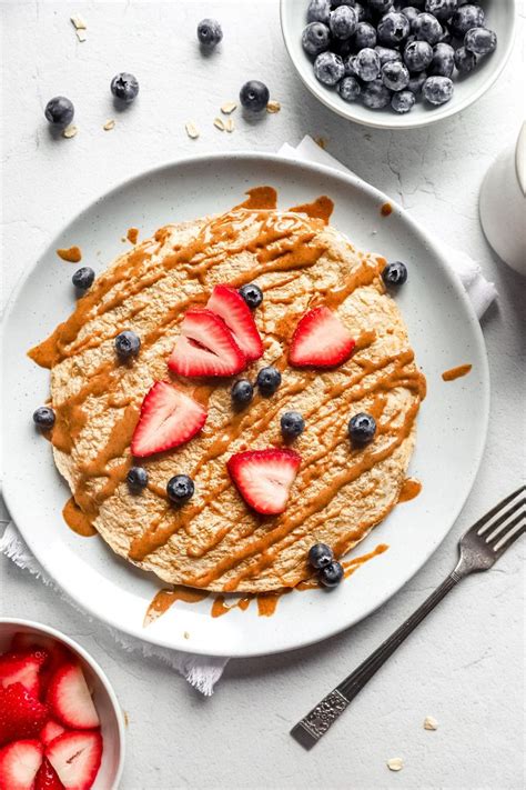 Egg White And Oatmeal Protein Pancakes Recipe Oatmeal Protein