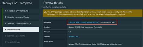 Quick Tip Certificate Is Not Trusted When Importing Signed Ovfova