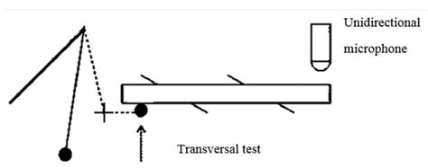 Schematic View Of Free Flexural Vibration In Free Free Beam Test The Download Scientific