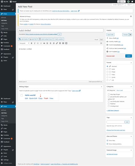 Cara Membuat Website Dengan Wordpress Jasa Pembuatan Website Dan Toko Online Jasa Buat Web Jogja