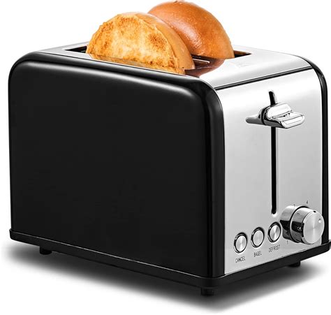 Toaster 2 Slice Retro Small Toaster With Bagel Cancel