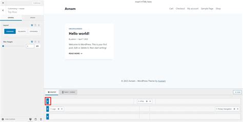 Top Bar WordPress Documentation TemplateMela