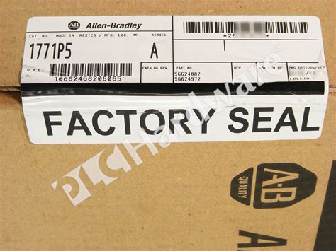 PLC Hardware Allen Bradley 1771 P5 PLC 5 Power Supply 8A 24V DC EMI Enhanced